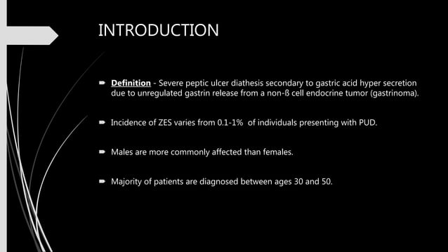 Zollinger – ellison syndrome | PPTX
