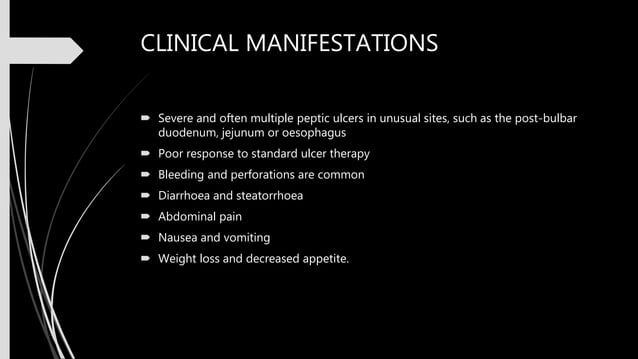 Zollinger – ellison syndrome | PPTX