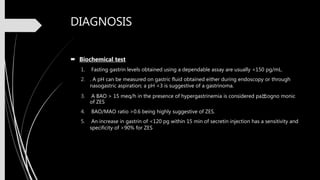 Zollinger – ellison syndrome | PPTX