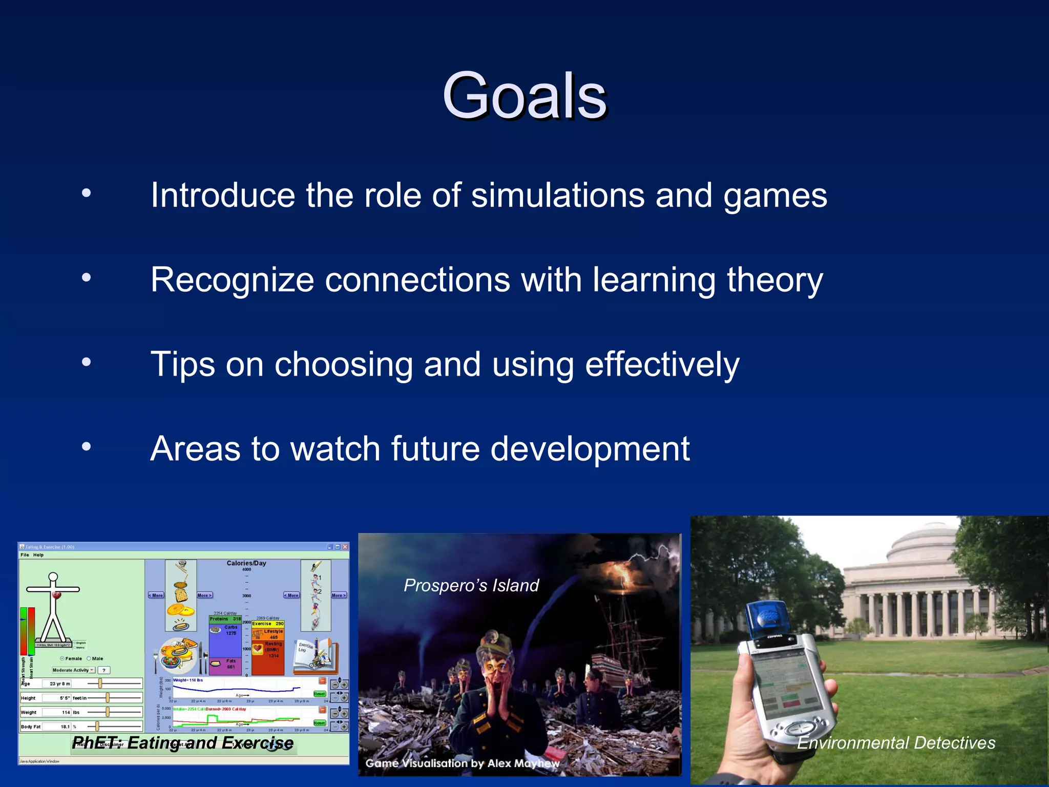 The Use of Computer Simulations and Gaming to Enhance Authentic ...