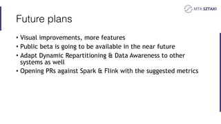 Zoltán Zvara - Advanced visualization of Flink and Spark jobs | PDF | Databases | Computer ...