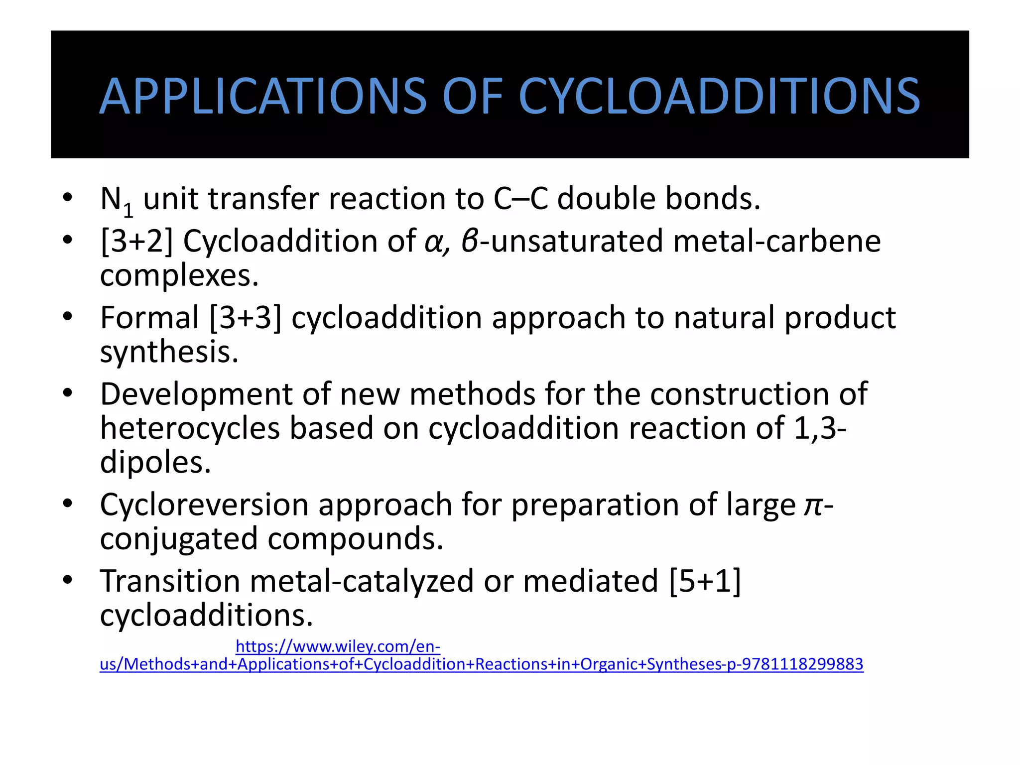 Cycloaddition Reactions | PPTX
