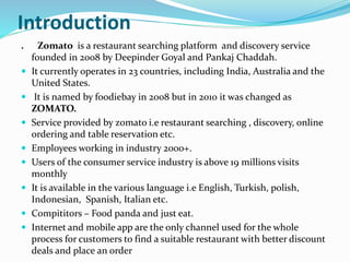 Zomato | PPTX
