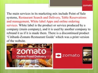 Zomato-the Indian startup | PPTX