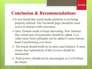 Zomato-the Indian startup | PPTX | Marketing and Advertising | Business