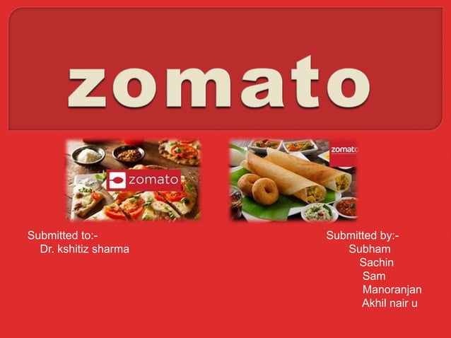 Zomato | PPTX