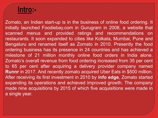 Zomato | PPTX