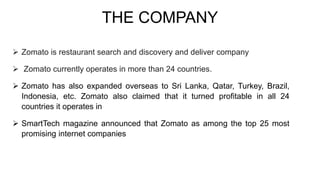 Zomato | PPTX