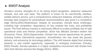 Zomato company deep research and case study for mba courses | PPTX