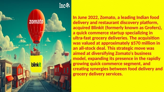 A case study on zomato to understand their business model. | PPT