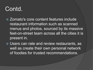 MIS-Zero to Zomato | PPTX