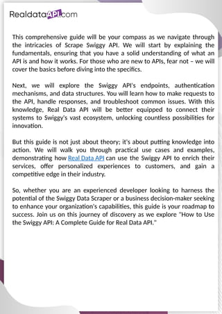Zomato API for Restaurant Data Scraping.pptx