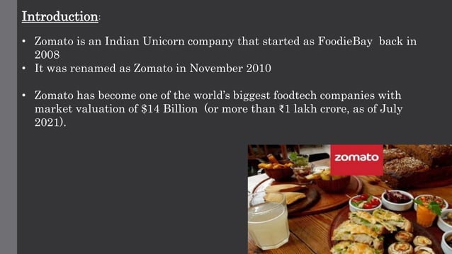 Zomato case study | PPTX | Business | Business and Finance