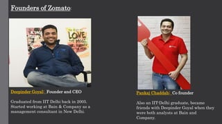 Zomato case study | PPTX