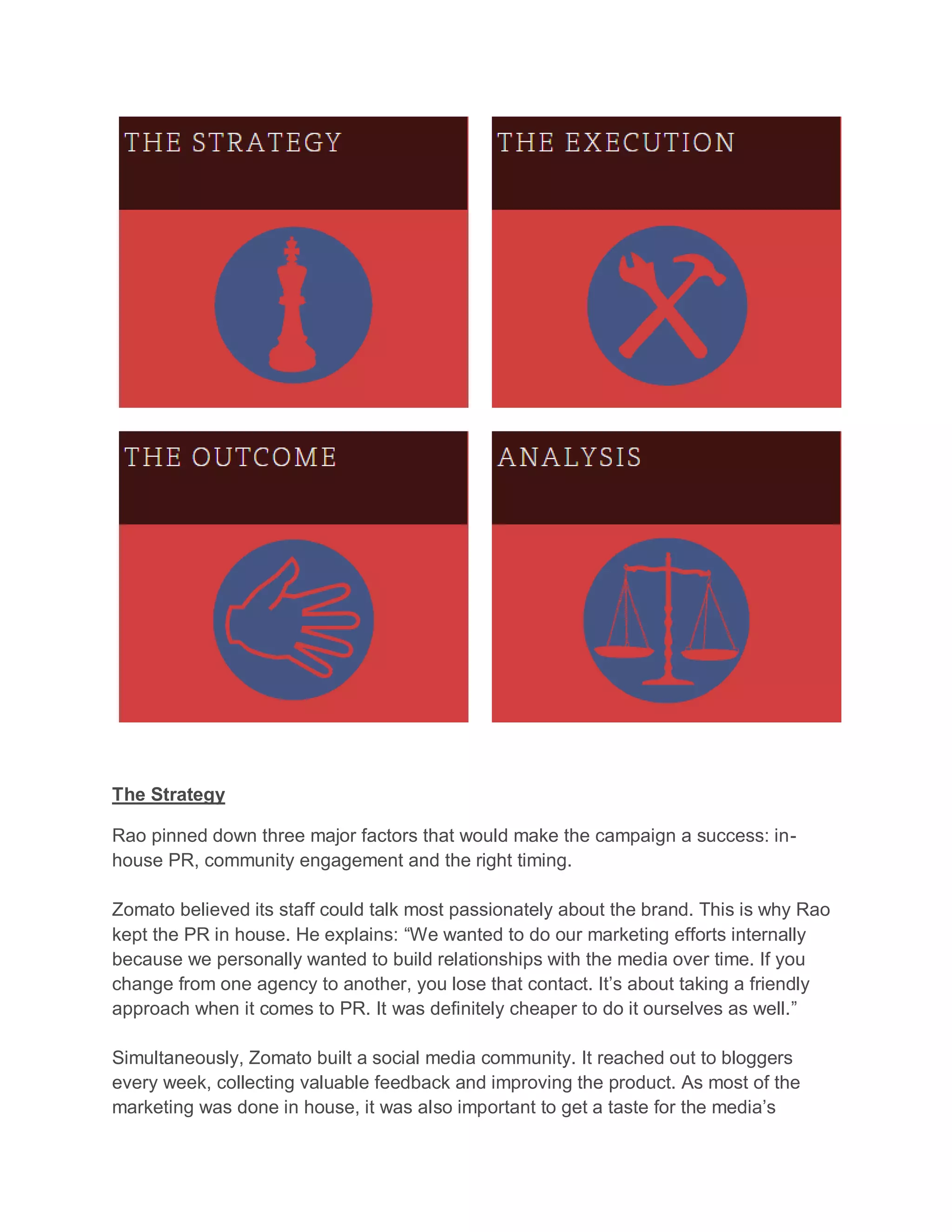 Zomato case study v1.0 20 7-2015 | PDF