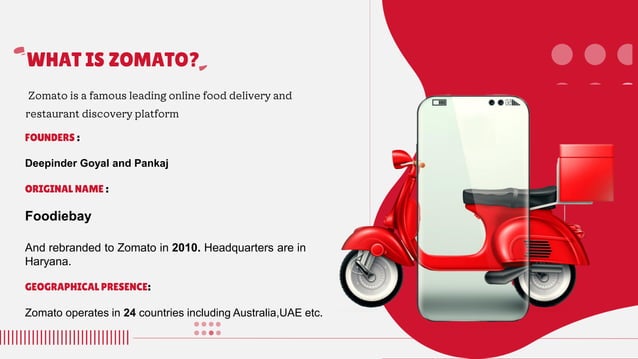 zomato final ppt pdf.pdf helps you understand zomato | PDF