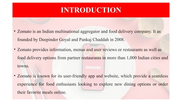 Zomato Presentation Information all Type | PPTX