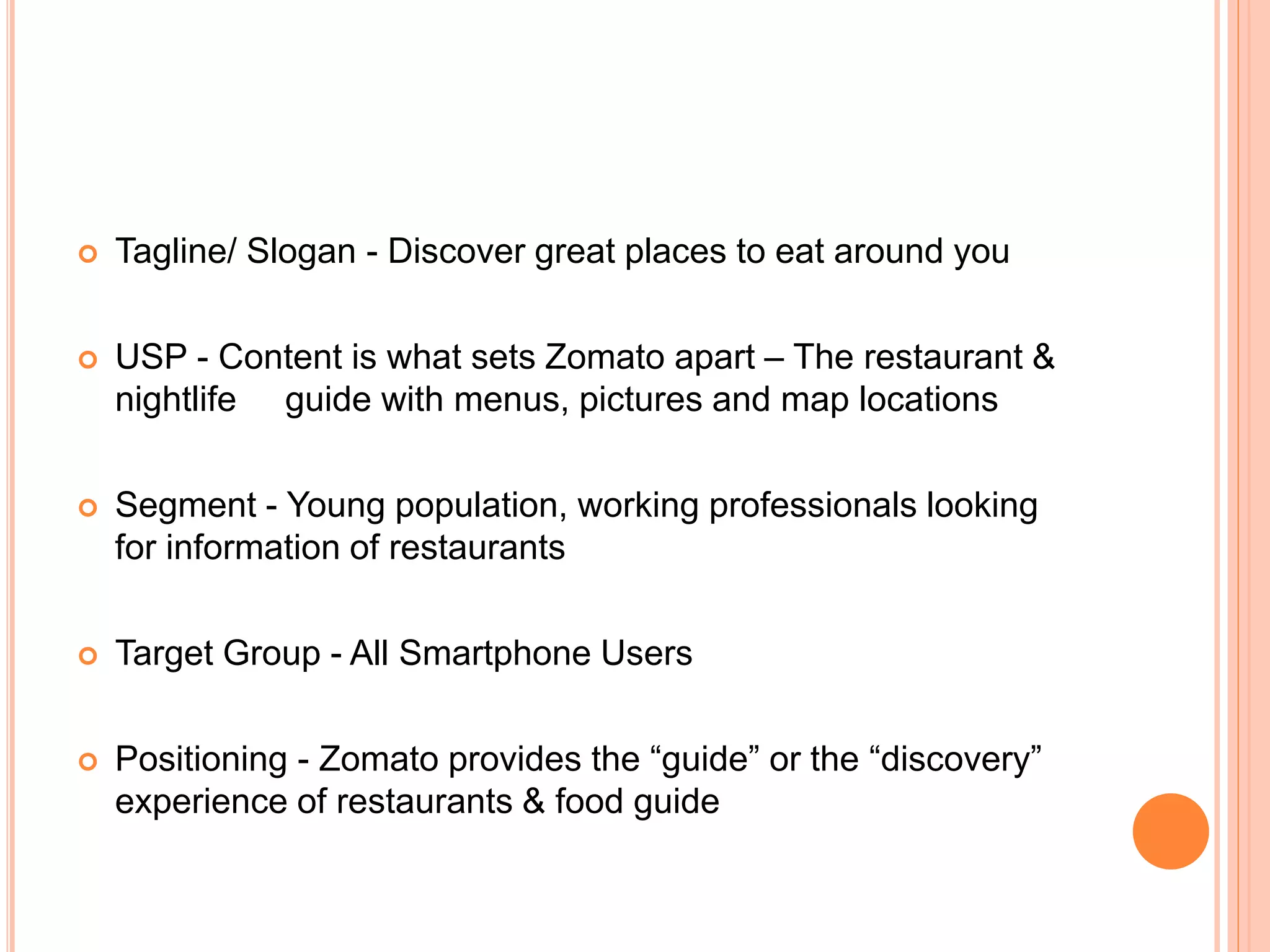 Zomato presentation | PPTX