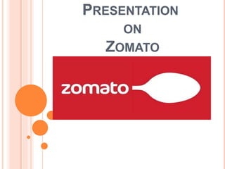 Zomato presentation | PPTX