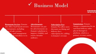 Zomato Company Final Presentation – Business Overview | PPTX