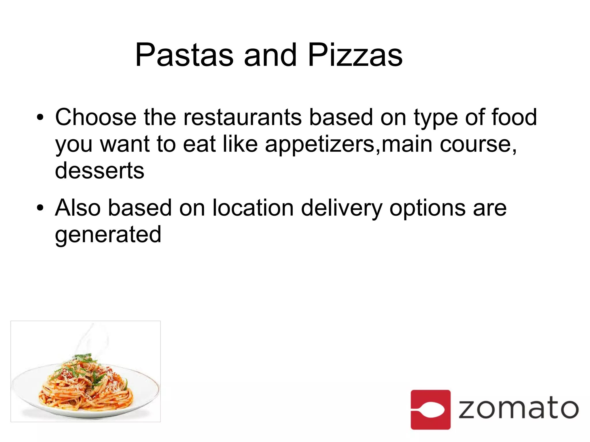 Zomato site | ODP