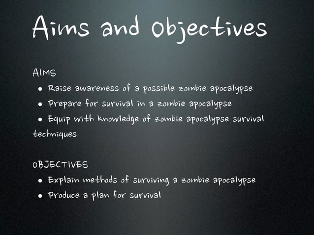 Zombie Apocalypse Survival Guide | PDF