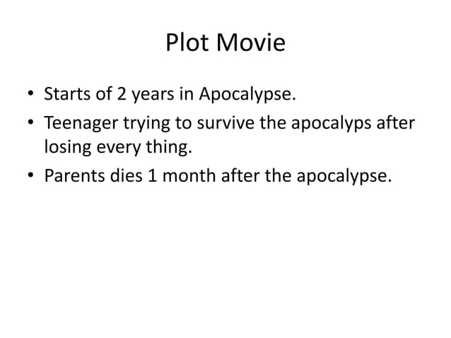 Pitch Zombie action movie cards | PPT