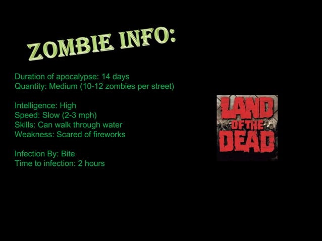 Zombie Apocalypse | PPTX
