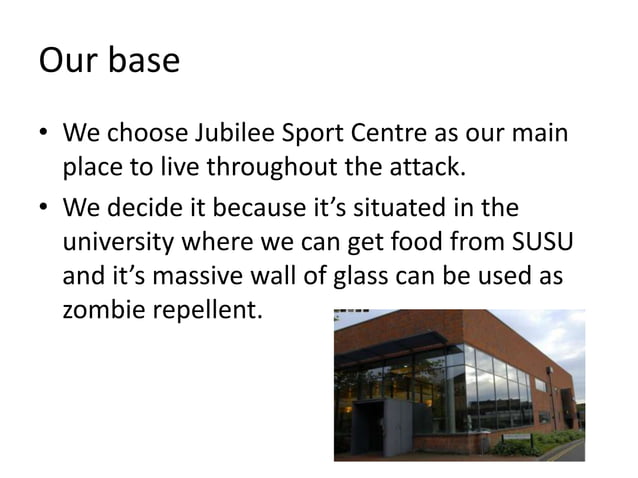 Zombie apocalypse plan | PPT