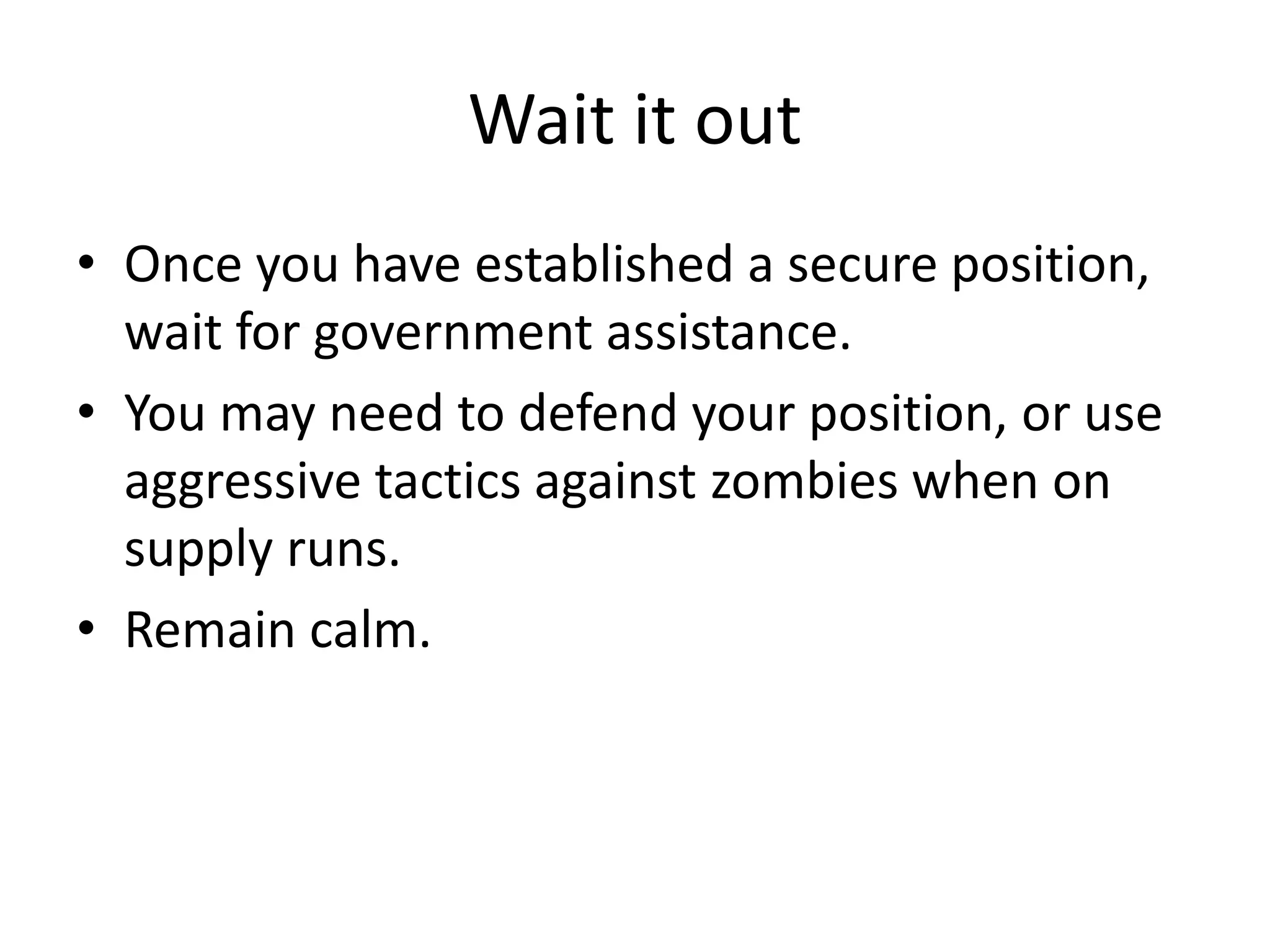 Zombie apocalypse powerpoint | PPTX
