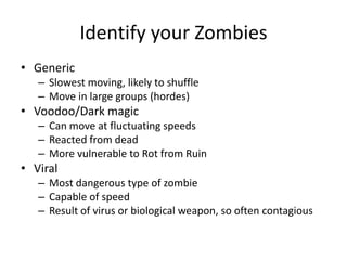 Zombie apocalypse powerpoint | PPTX