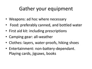 Zombie apocalypse powerpoint | PPTX