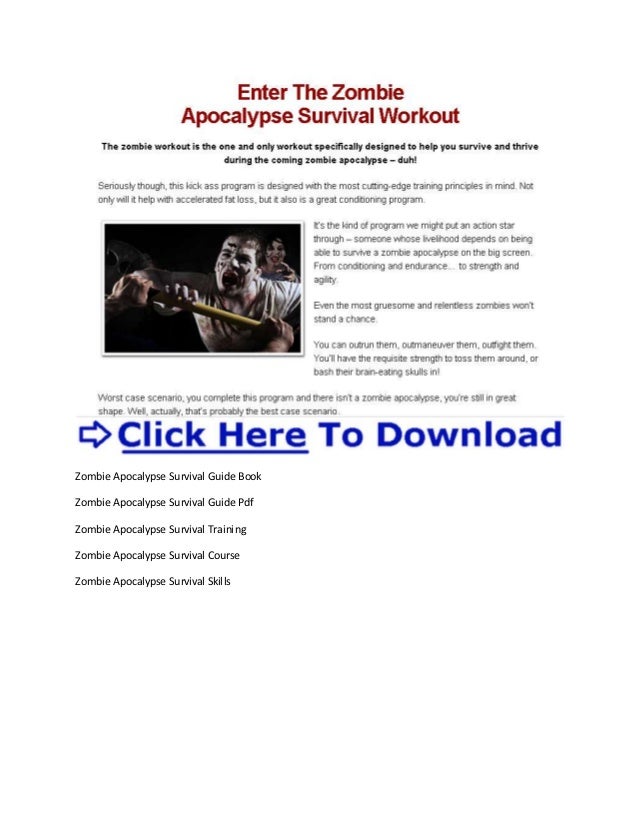 Zombie apocalypse survival + zombie apocalypse survival guide book