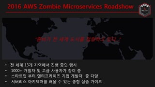 서버리스(Serverless)를 위한 Zombie Microservices Workshop 실습 가이드 :: 윤석찬 (AWS 테크에반젤리스트) | PPT