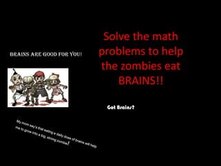 Zombie attack | PPTX | Science