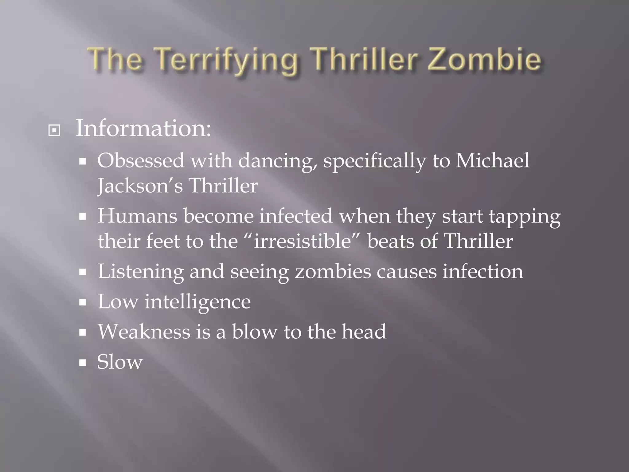 Zombie invasion | PPTX