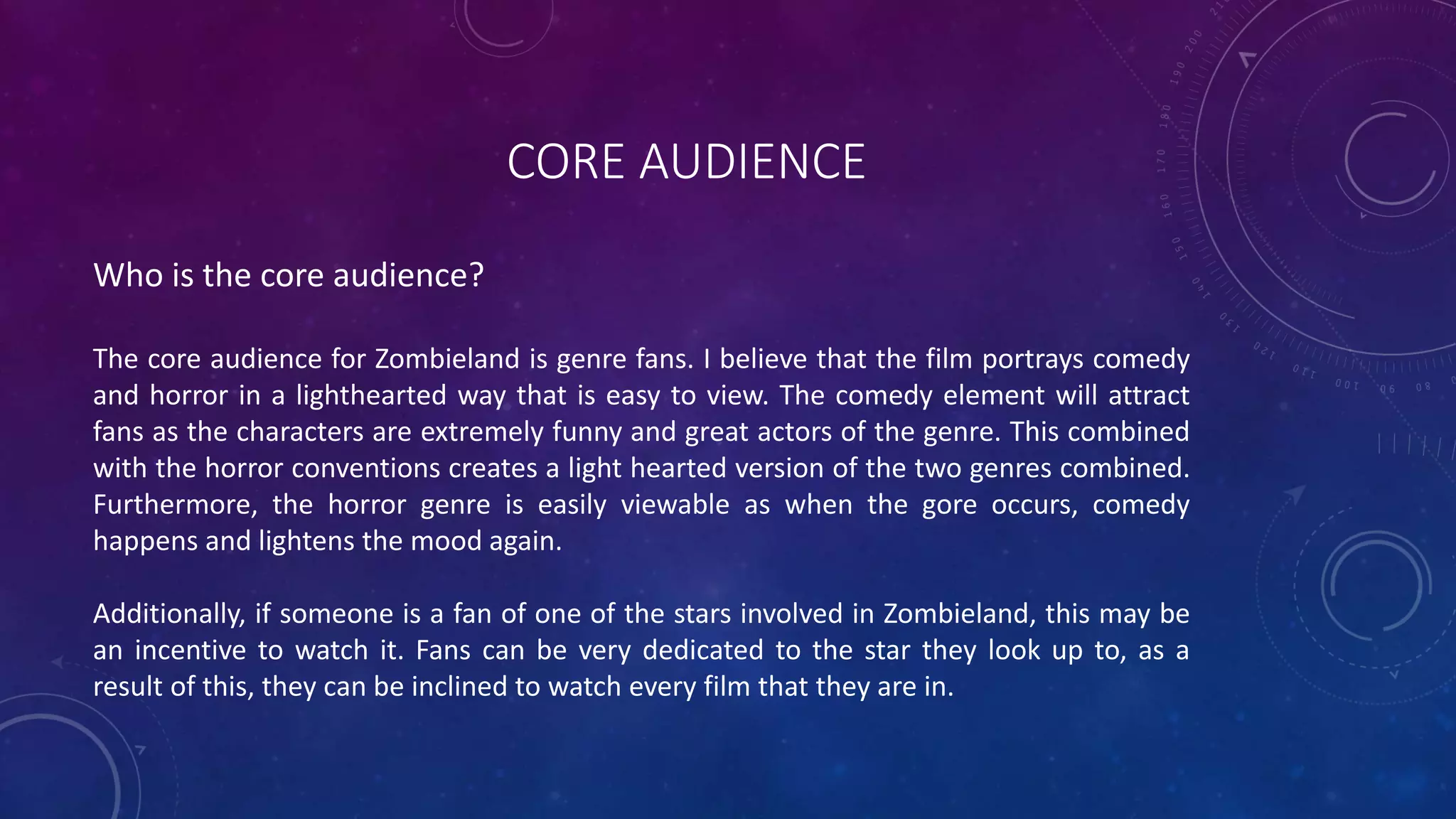 Zombieland audience | PPTX