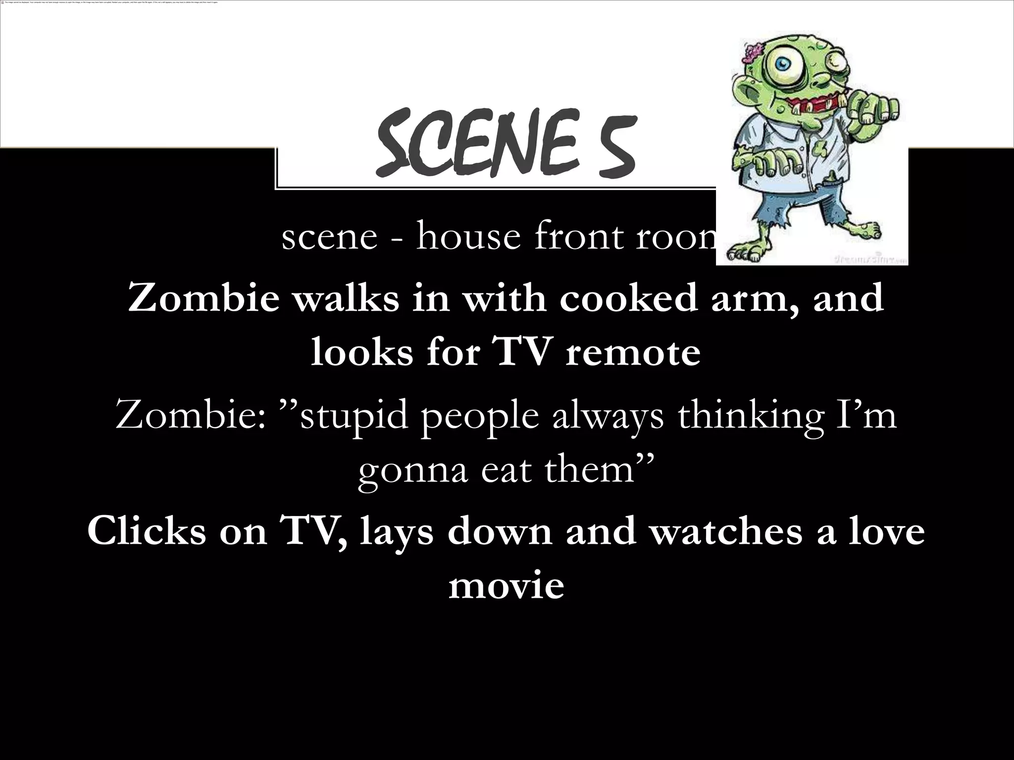 Zombie pitch | PPTX
