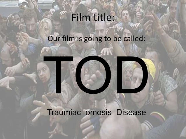 Zombie pitch presentation | PPT