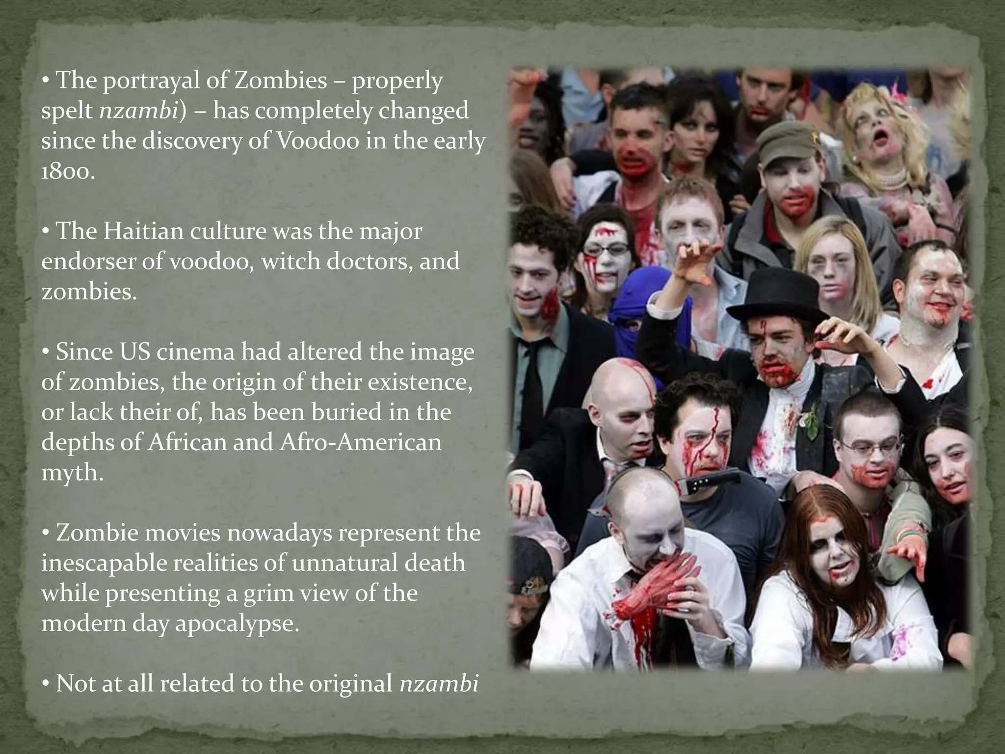 Zombie power point | PPTX | Medical Health