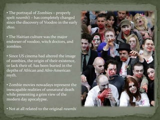 Zombie power point | PPTX | Medical Health
