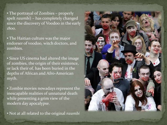 Zombie power point | PPTX | Medical Health