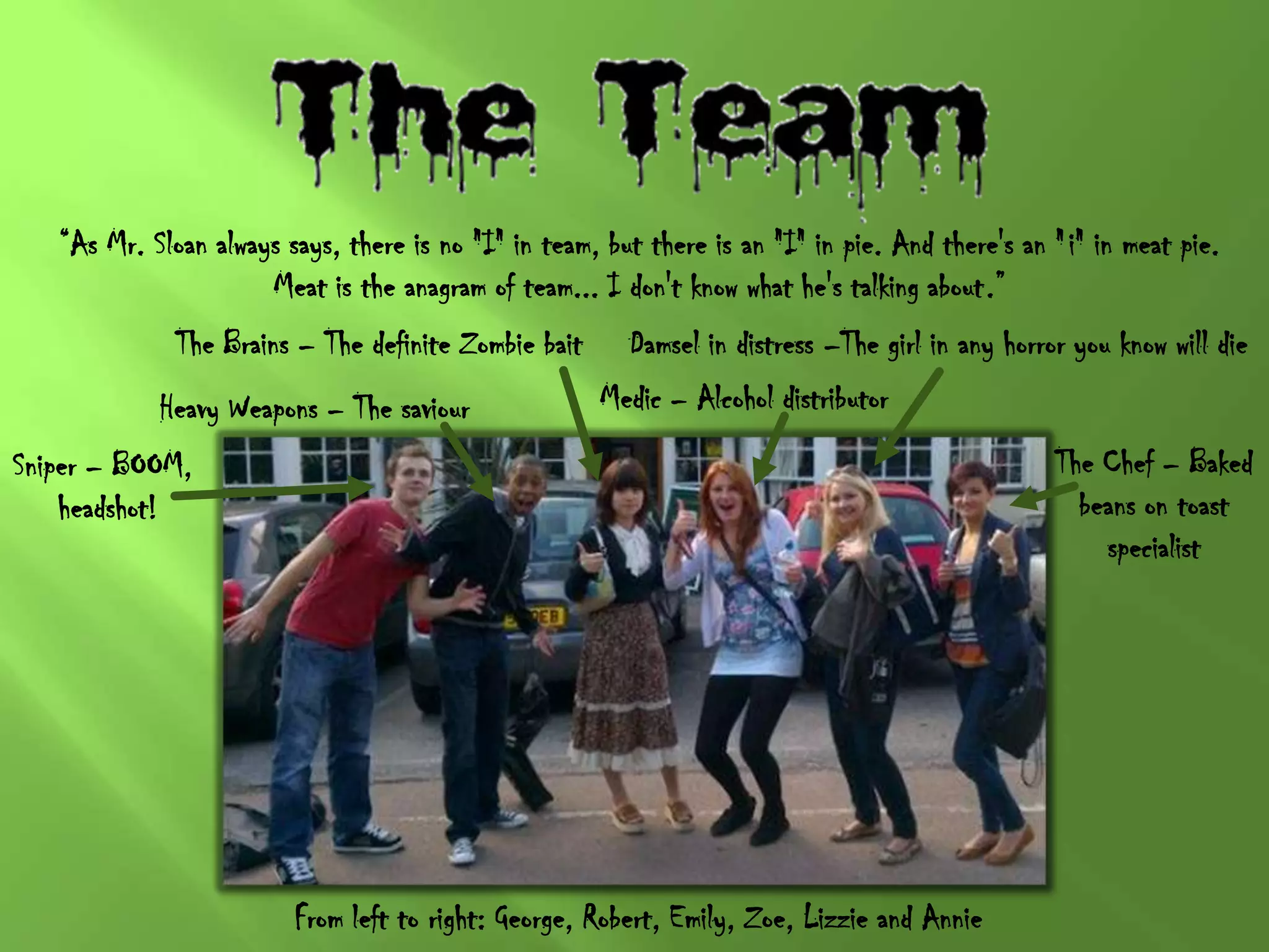 Zombie Presentation Pptx