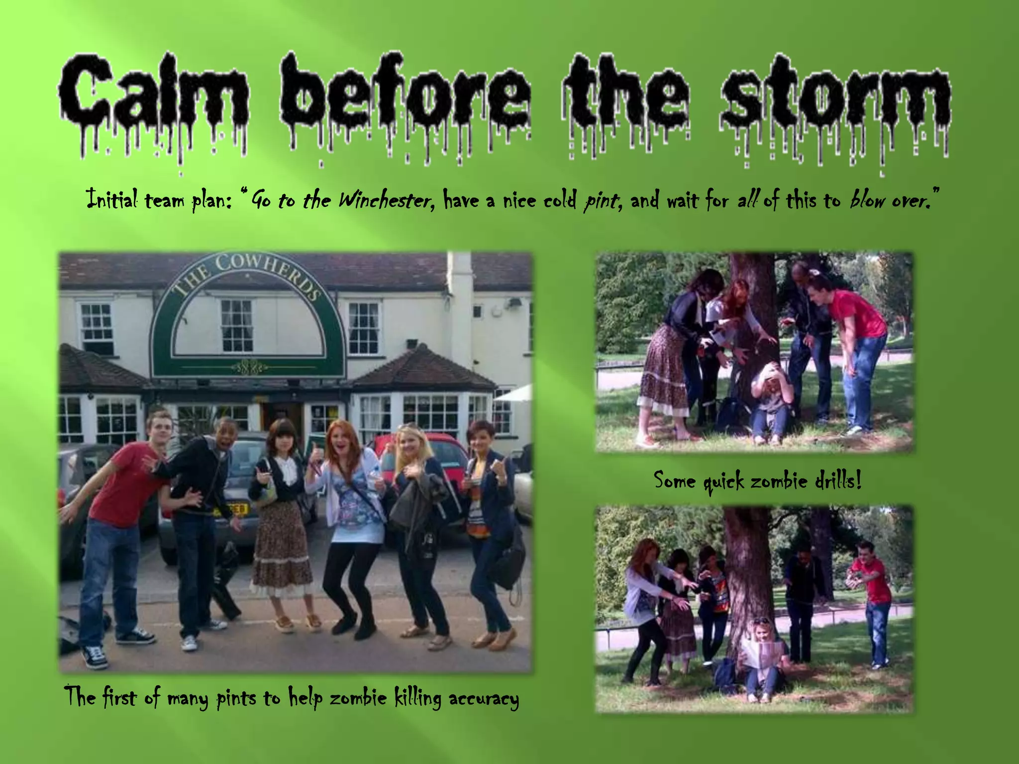 Zombie Presentation Pptx