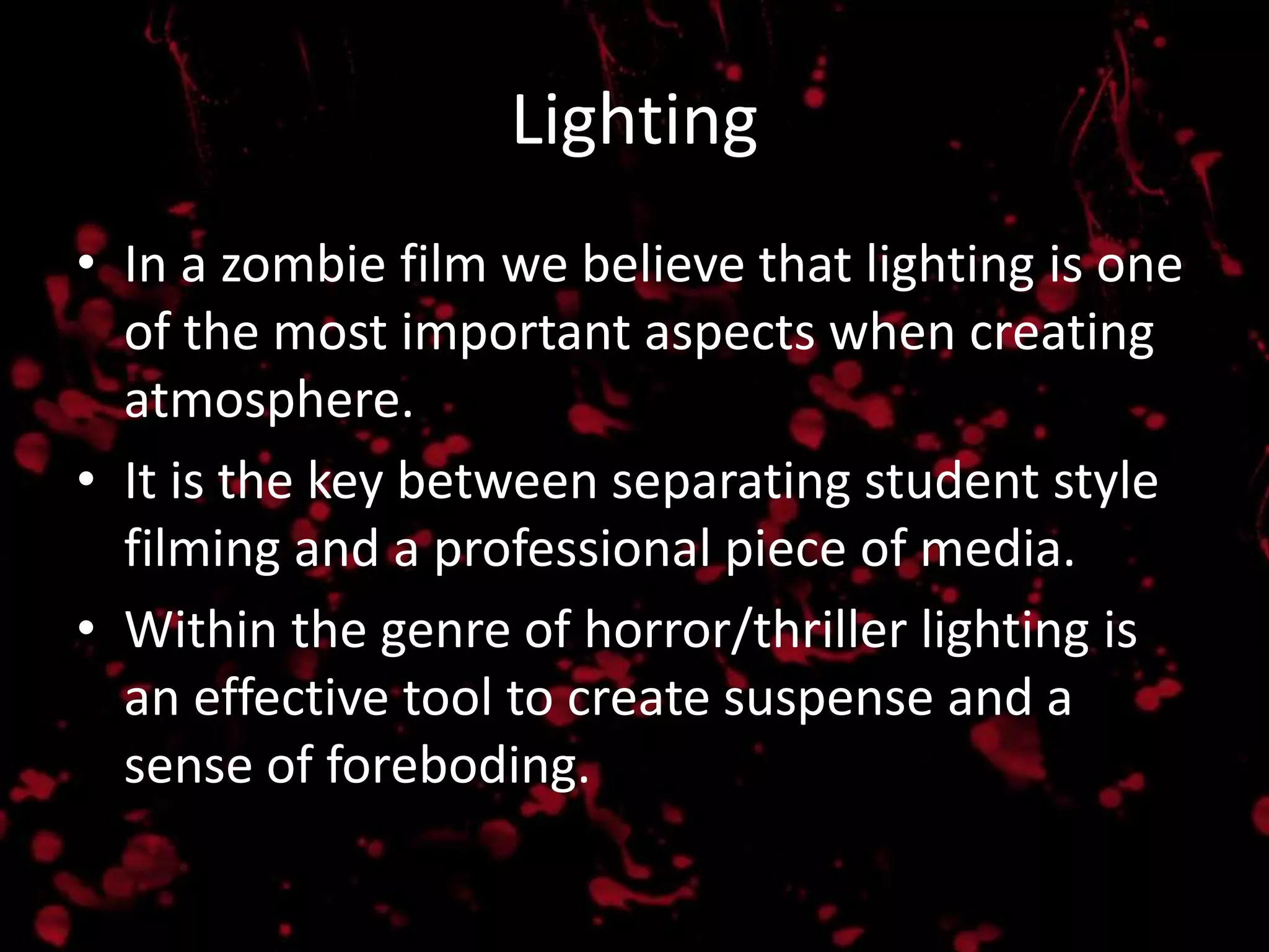 Zombie presentation | PPTX | Horror | Genres