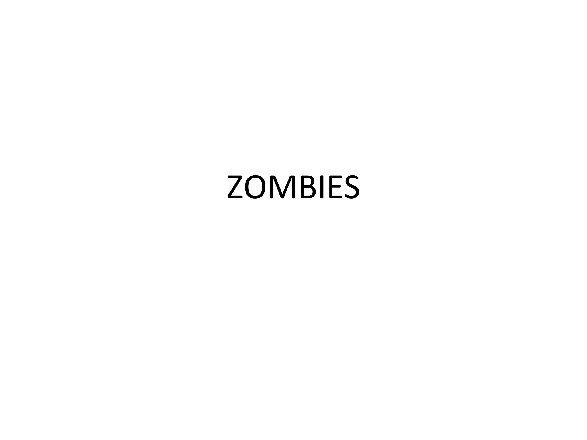 Zombies | PPT