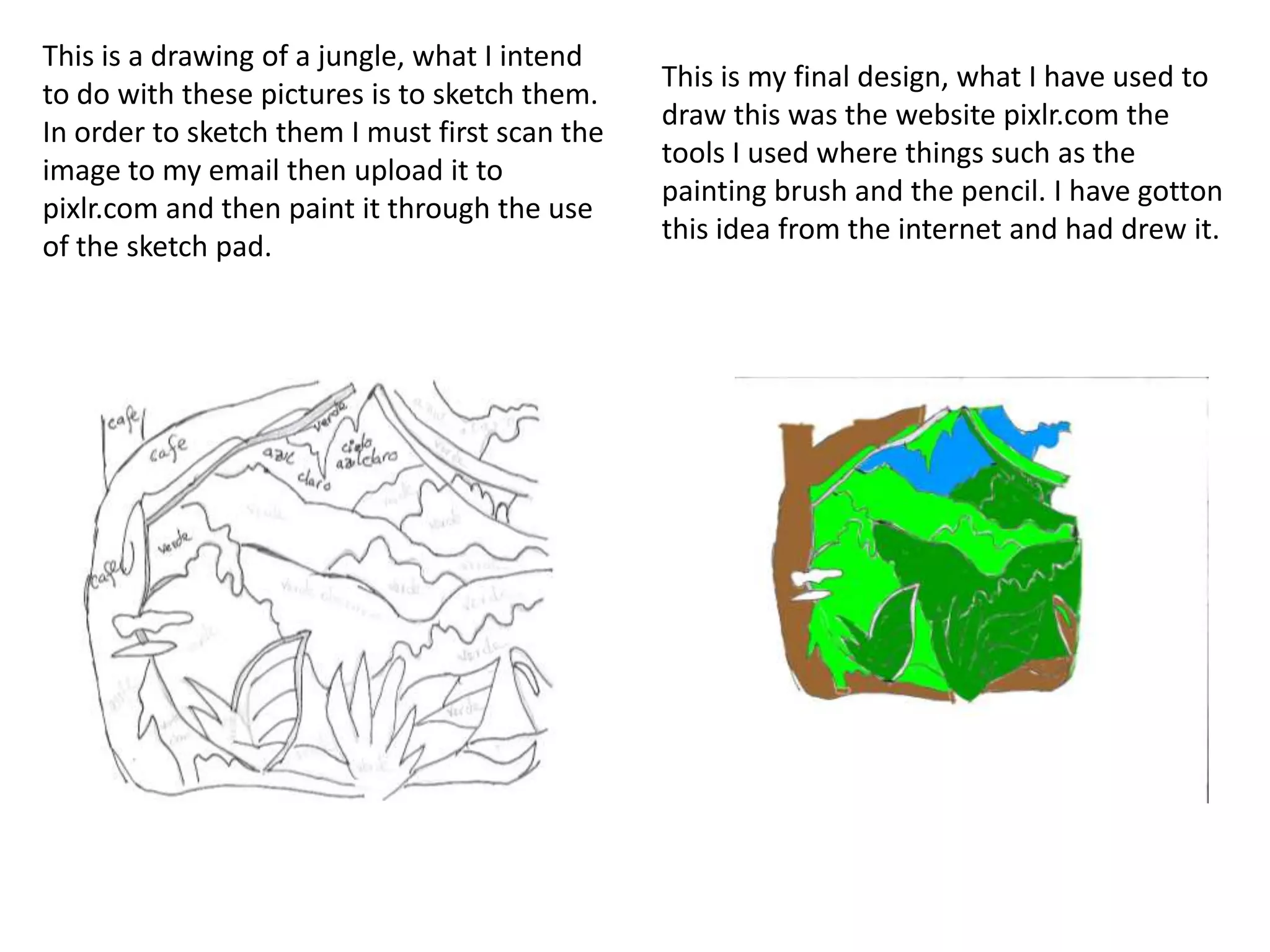 Zombie sketch + evaluation | PPT