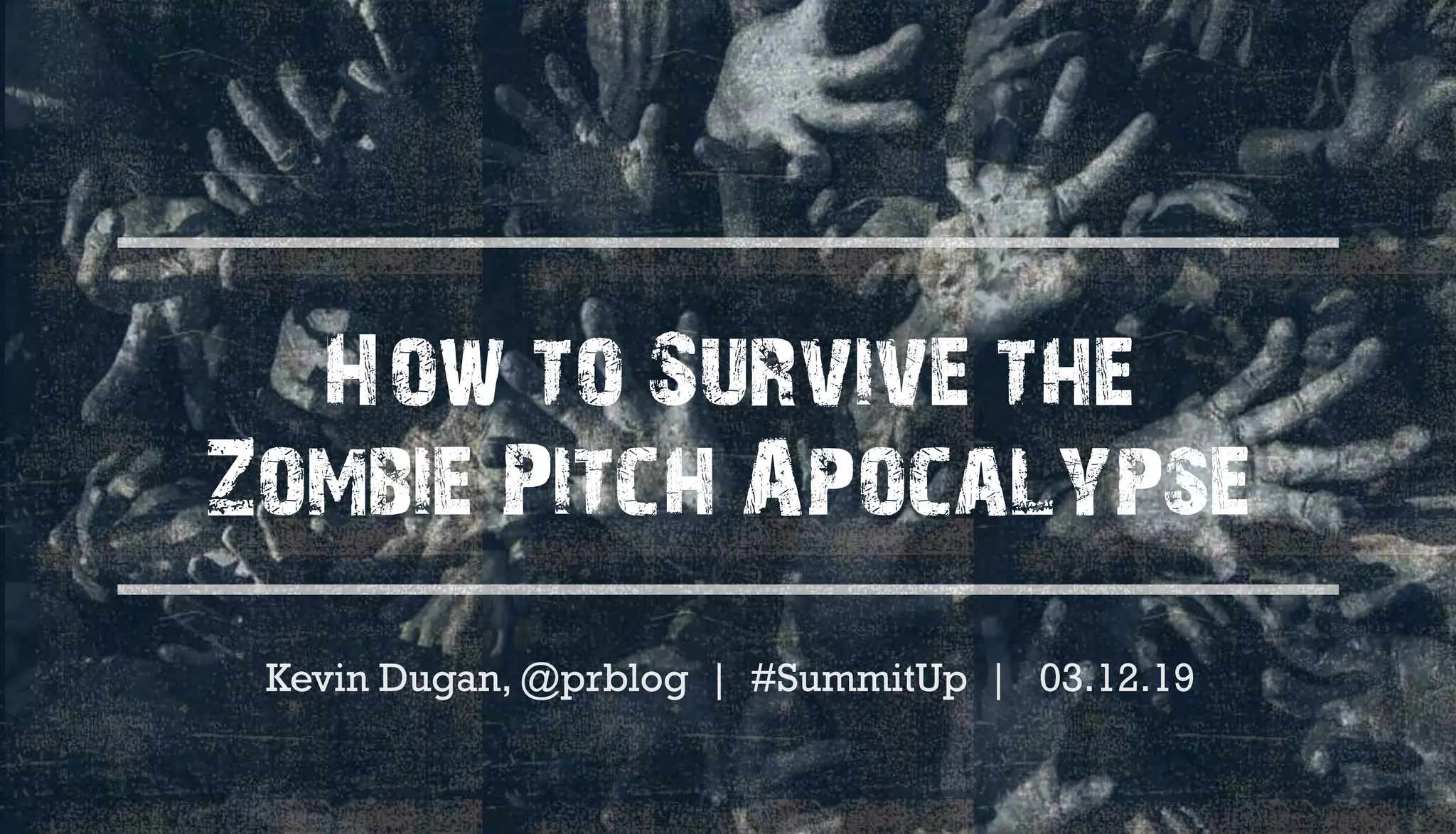How to Survive the Zombie Pitch Apocalypse | PPT