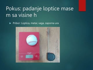 Zakon očuvanja mehaničke energije | PPT