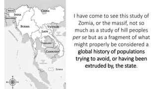 Zomia studies: Barbarians by Design | PPTX